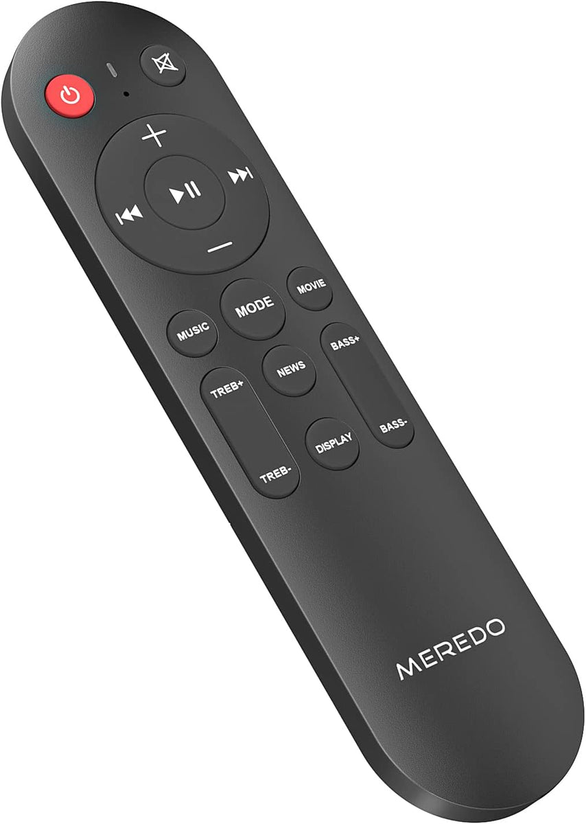 Round Remote Control for Meredo Soundbar of New Value Code – meredo
